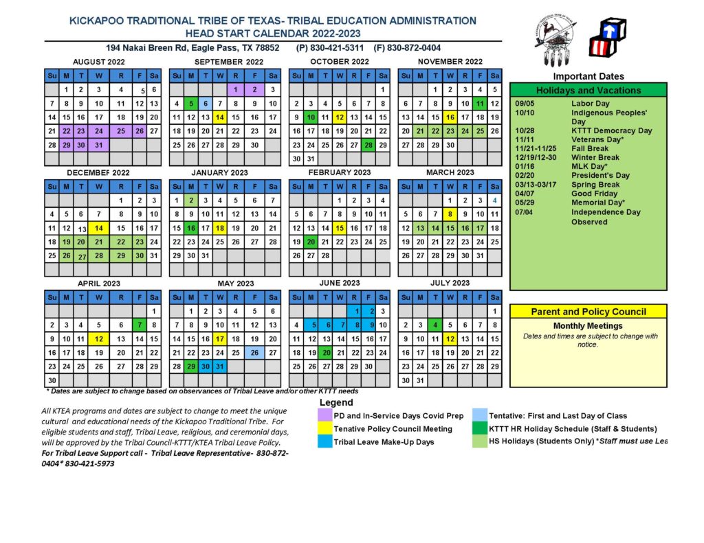 KTEA Parent Resources | Kickapoo